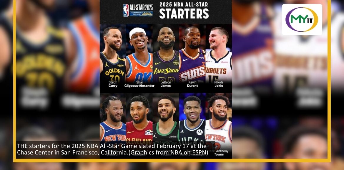 2025 NBA All-Star starters bared | MyTV Articles