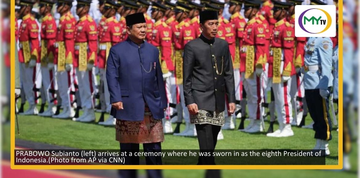 Ex-military chief sworn in as 8th Indonesian president | MyTV Articles