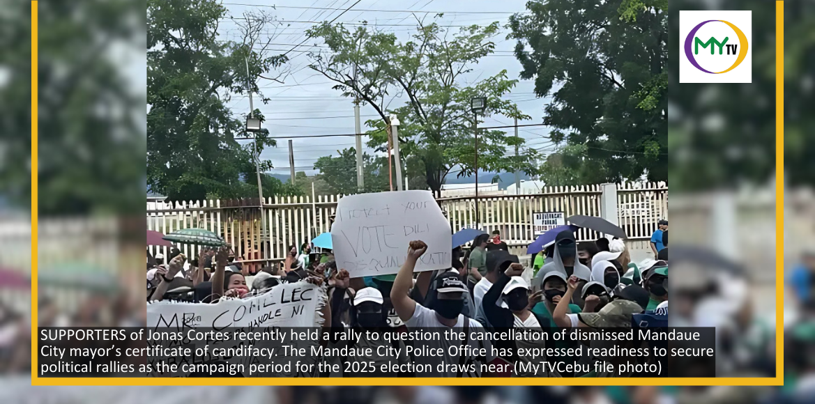 Mandaue police gear up for campaign period | MyTV Articles